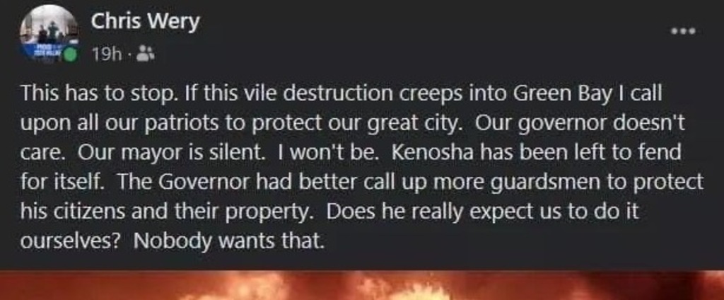 PETITION: Green Bay Alderman Chris Wery Should Resign for Inviting ...
