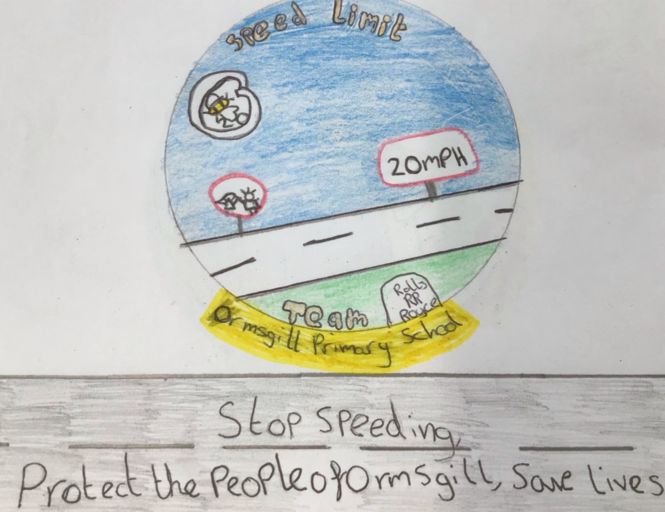 Reduce the speed limit of Ormsgill to 20mph | 38 Degrees