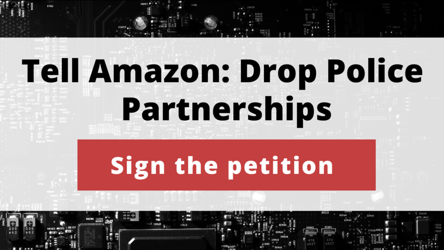 Tell Amazon: Drop police partnerships | MoveOn