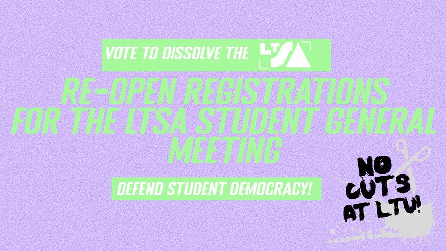 La Trobe students demand LTSA student general meeting registrations are ...