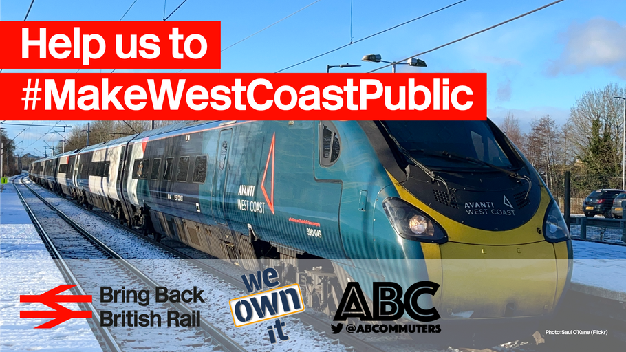 Bring our West Coast rail services back into public ownership | 38 Degrees