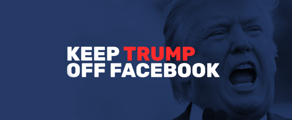 Keep Trump Off Facebook | MoveOn