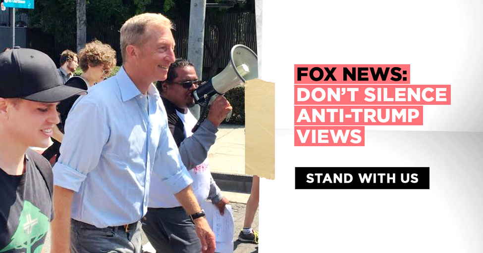 Demand Fox News stop censoring anti-Trump views | MoveOn