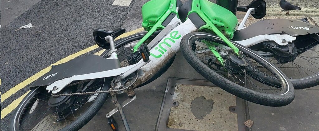 Lime, add a button in the Lime app to allow users to report dangerously parked Lime e-bikes | 38 ...