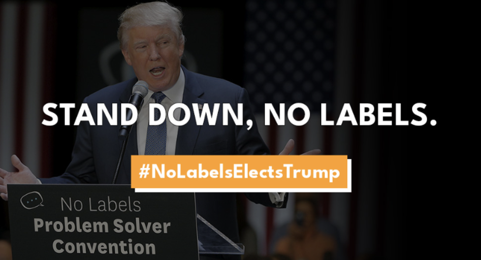 Stop No Labels From Reelecting Trump | MoveOn