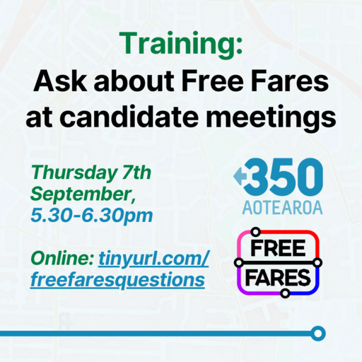 Training: Ask about Free Fares at candidate meetings | Climate Shift ...