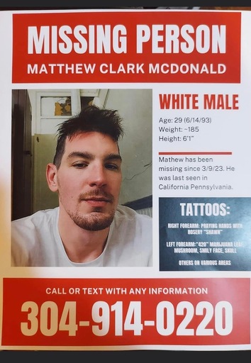 Search and Recovery for Matthew McDonald | MoveOn