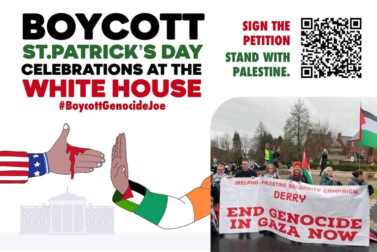Boycott St. Patrick's Day Celebrations at The White House 2024 | MyUplift