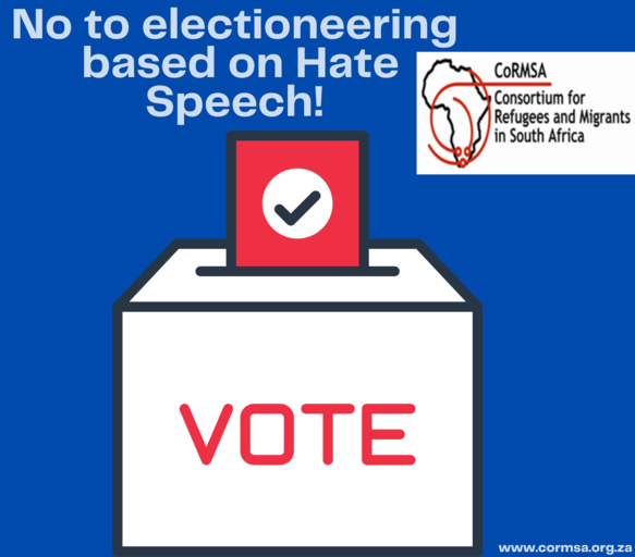 No to electioneering based on Hate Speech (language that incites ...