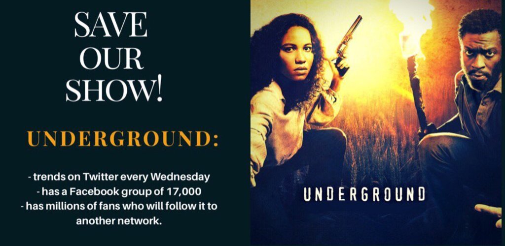 Save Our Show: Keep the Hit Series "Underground" On-Air. | OrganizeFor