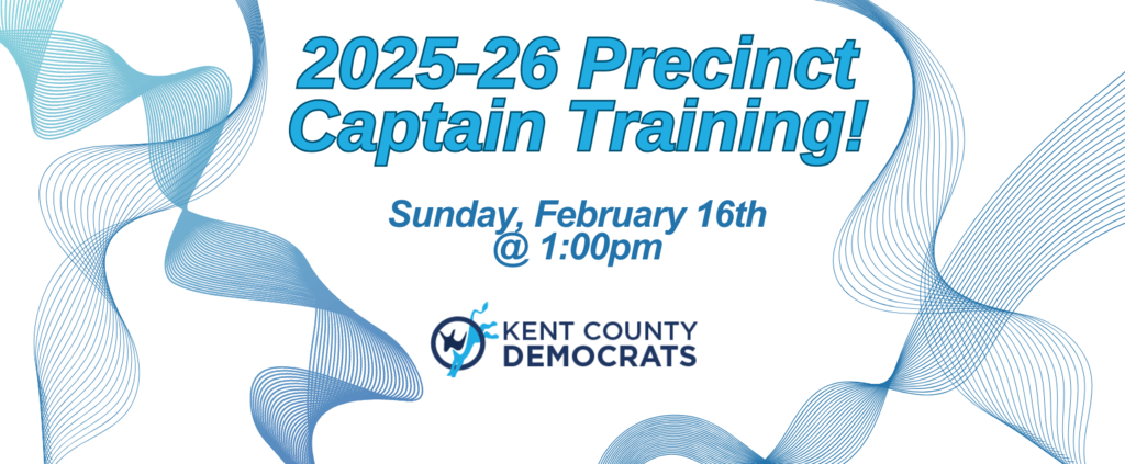 Organize Now! Precinct Captain Training | Michigan Democratic Party