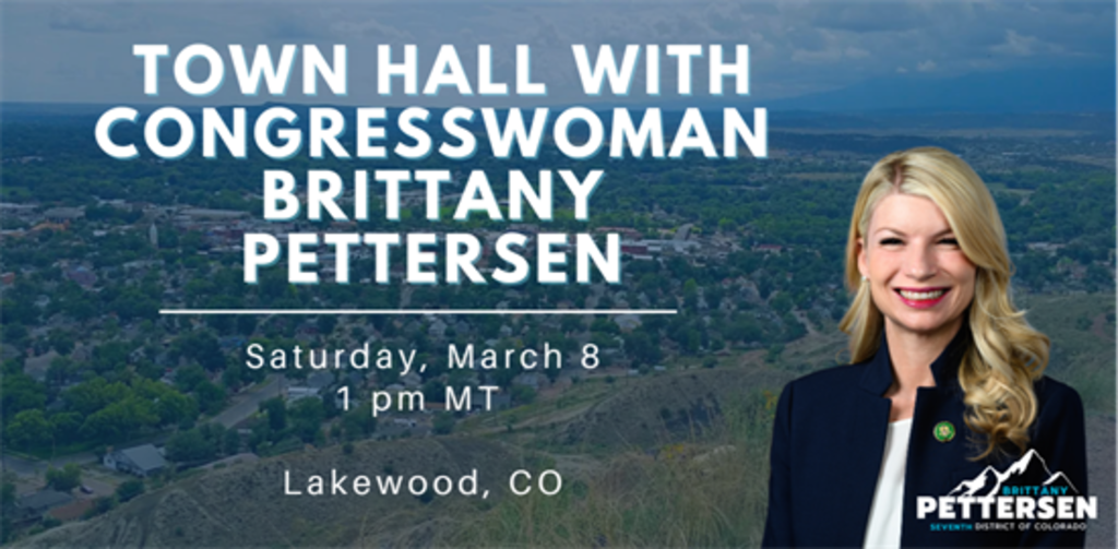 In Person Town Hall with Representative Brittany Pettersen | Red Wine ...