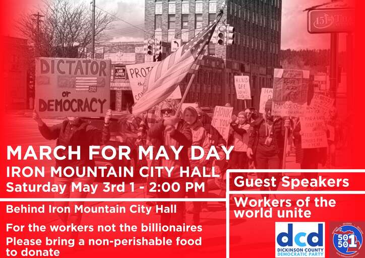 MARCH FOR MAY DAY | Michigan Democratic Party