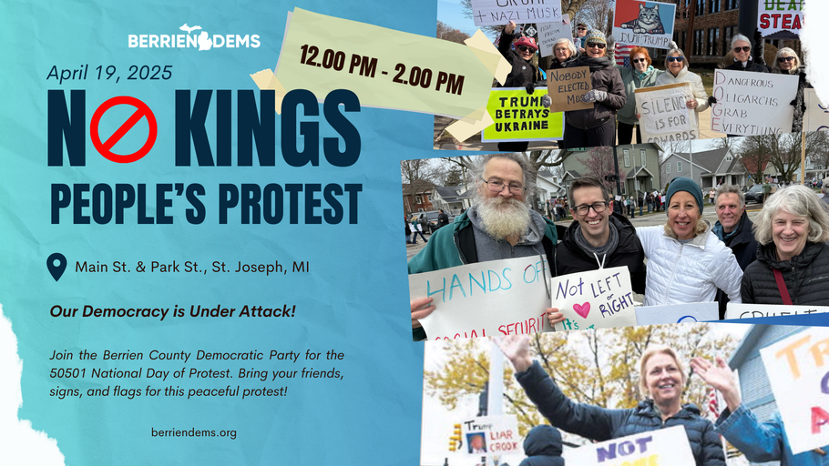 NO Kings! People's Protest | Michigan Democratic Party