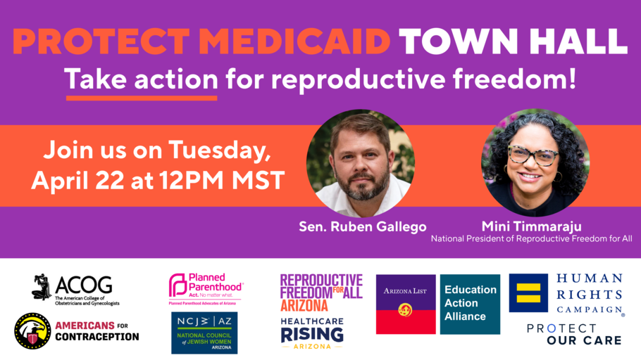 Save Medicaid Town Hall with Reproductive Freedom For All ...