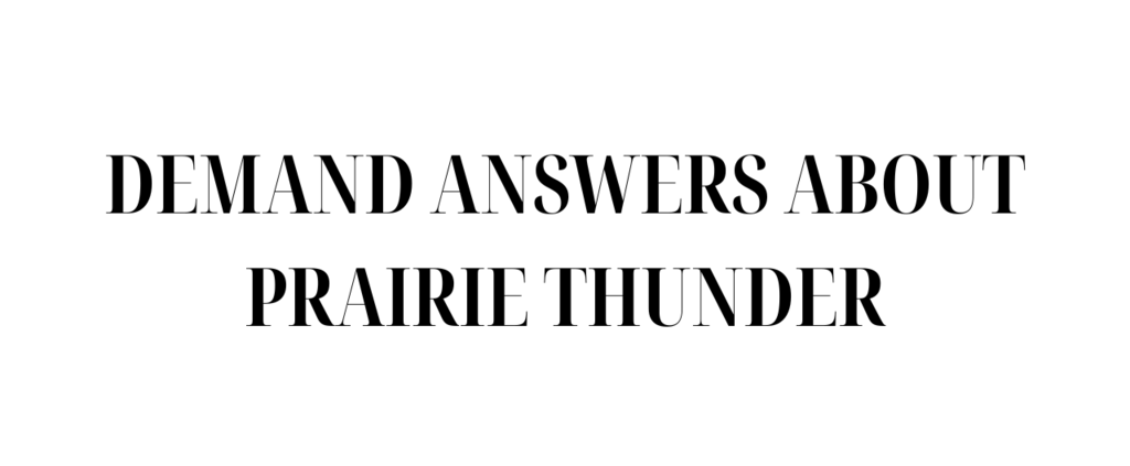 Demand Answers About “Operation: Prairie Thunder" | MoveOn