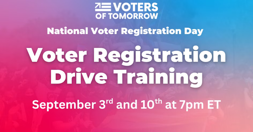 National Voter Registration Day: Voter Registration Drive Training ...