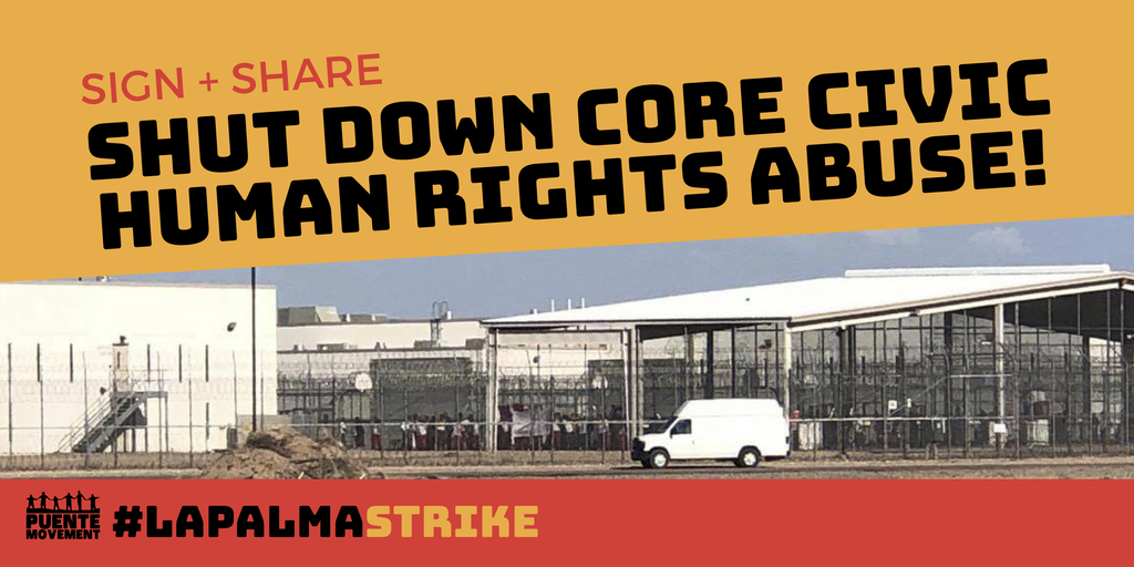 Over 150 Migrants Protest La Palma Correctional Prison in Arizona, Sign ...