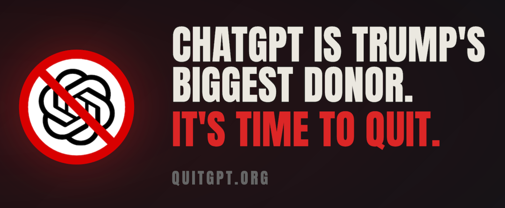 QuitGPT - Stop using ChatGPT | MoveOn