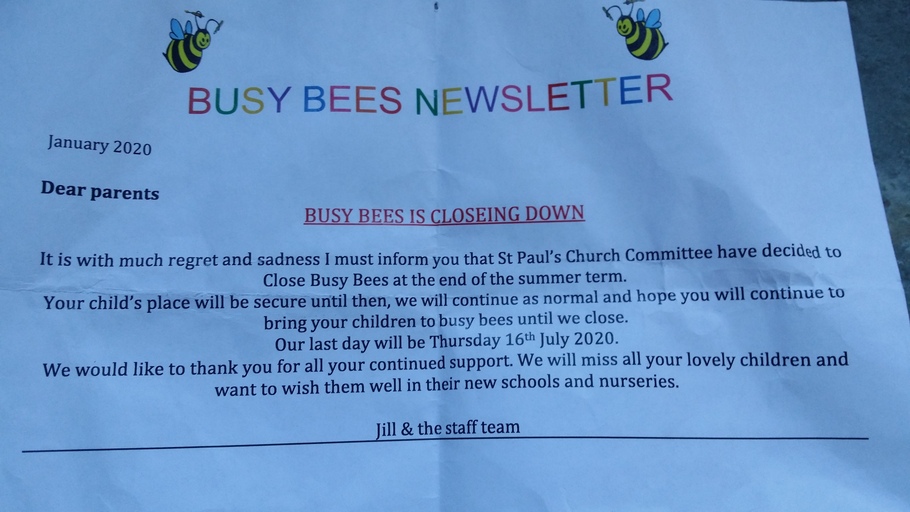 Keep Busy Bees Day Nursery OPEN | 38 Degrees
