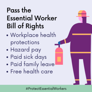 Tell Congress: Essential workers deserve essential protections | MoveOn