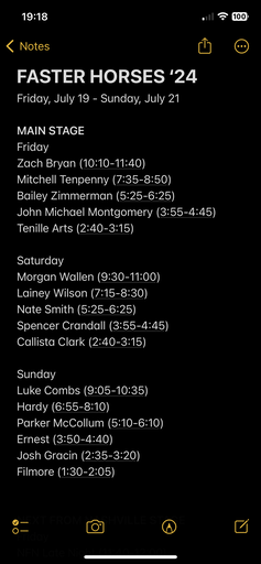 FASTER HORSES 2024 LINEUP!! | MoveOn