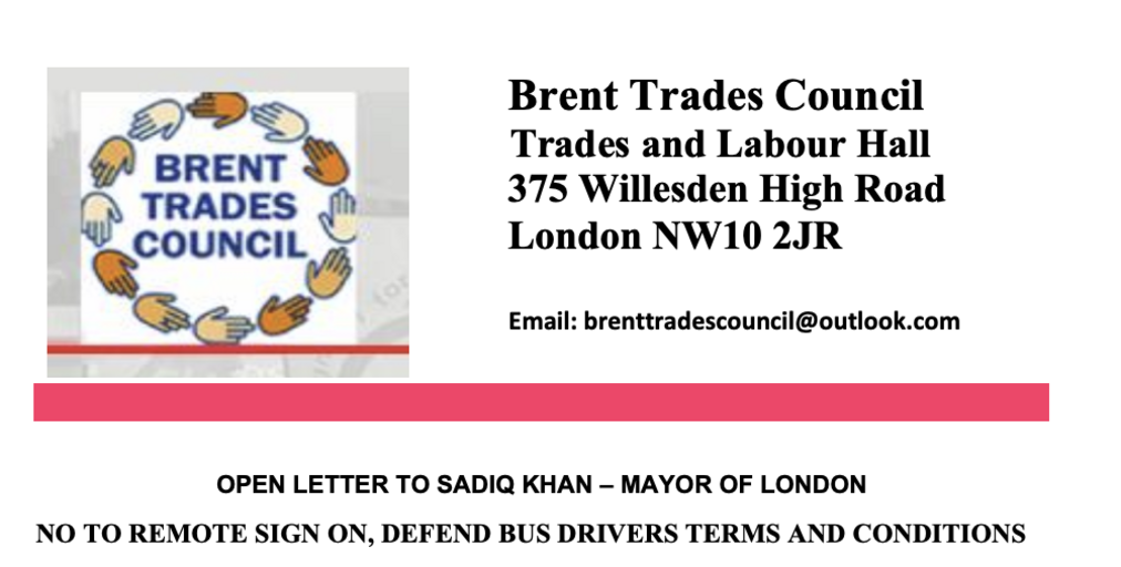 NO TO REMOTE SIGN ON, DEFEND BUS DRIVERS TERMS AND CONDITIONS ...