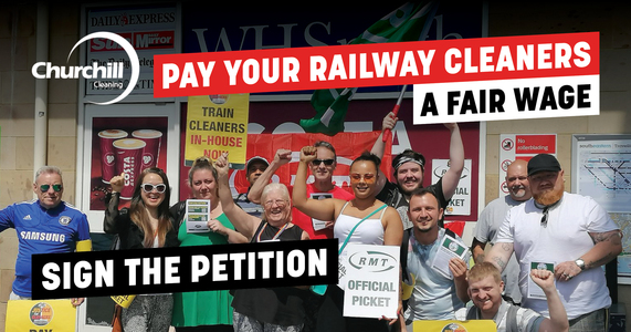 Churchill – Pay your cleaners a fair wage | Megaphone UK