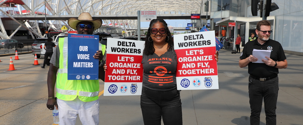 Tell Delta Air Lines to Stop Union-Busting | MoveOn
