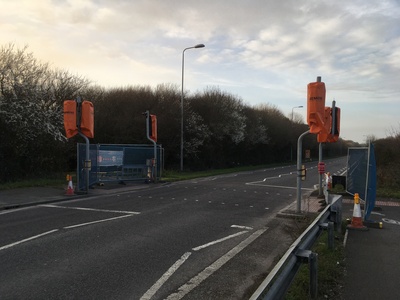 Install a temporary pedestrian crossing on the Weymouth Way at Southill ...