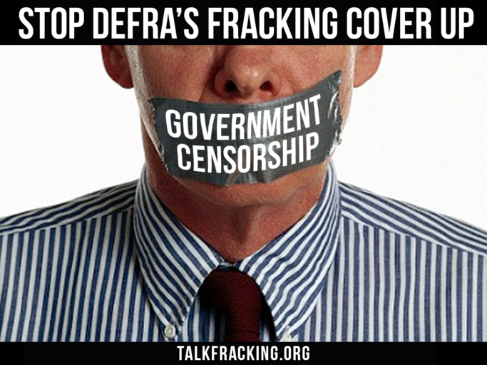 Stop Fracking Censorship | 38 Degrees