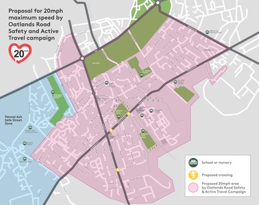 Petition for a maximum speed of 20mph on roads in south and west ...